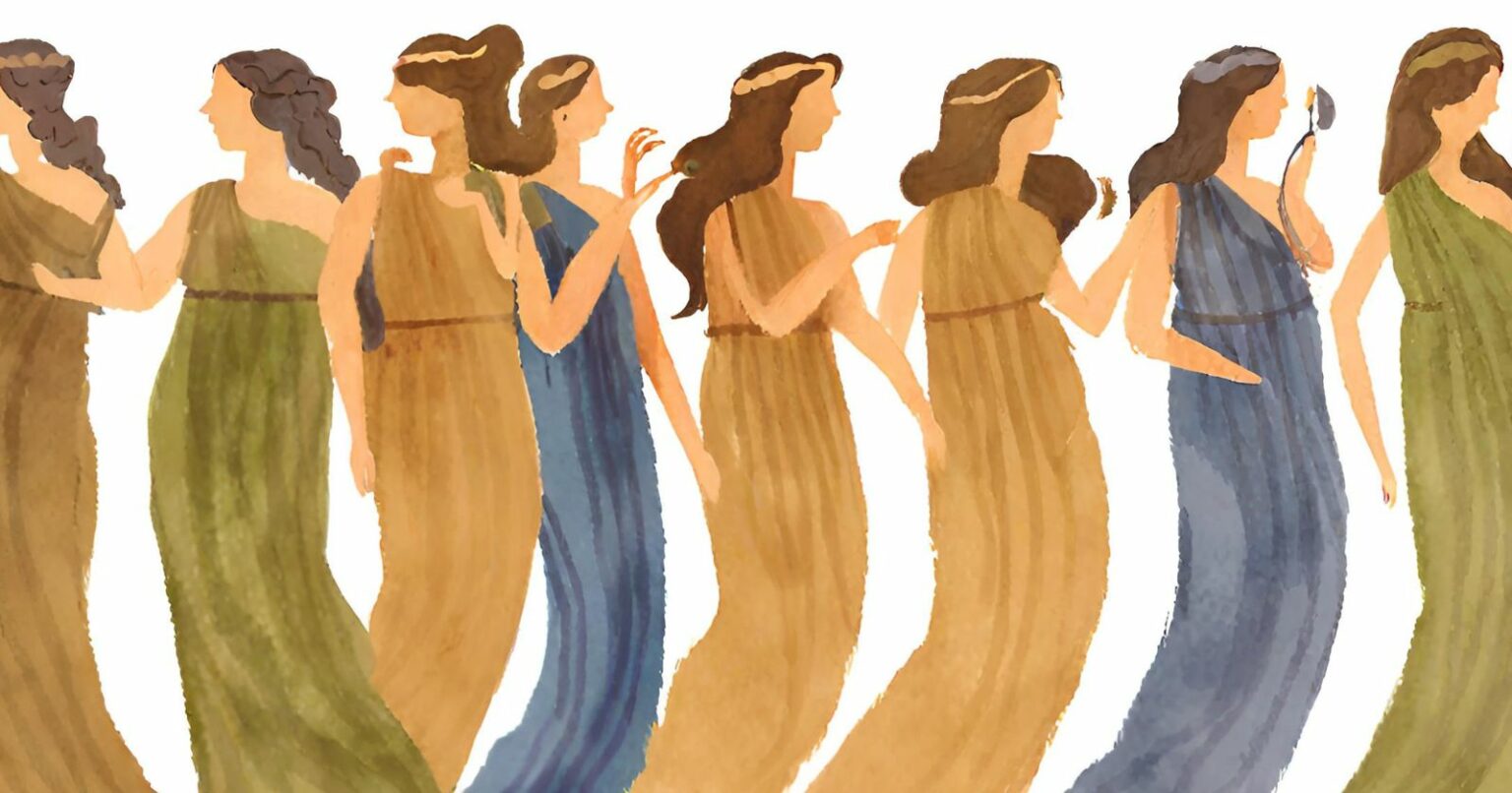 As 9 Musas - Deusas Gregas da inspiração e das artes - Santuário Lunar